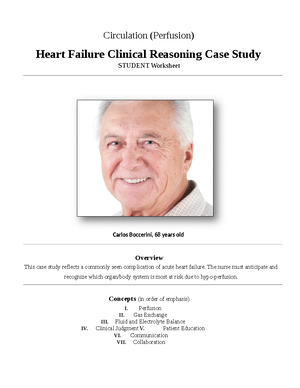 Heart Failure Case study with answers - IN-CLASS/ONLINE CASE STUDY ...