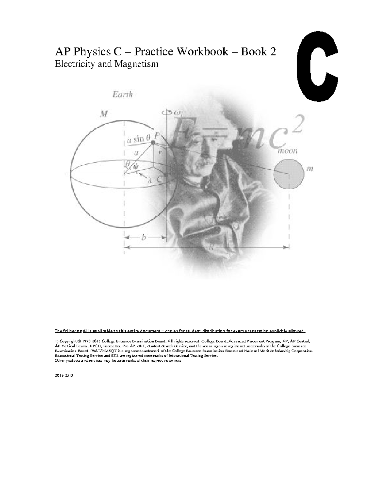 AP Physics C E&M Workbook - AP Physics C – Practice Workbook – Book 2 ...