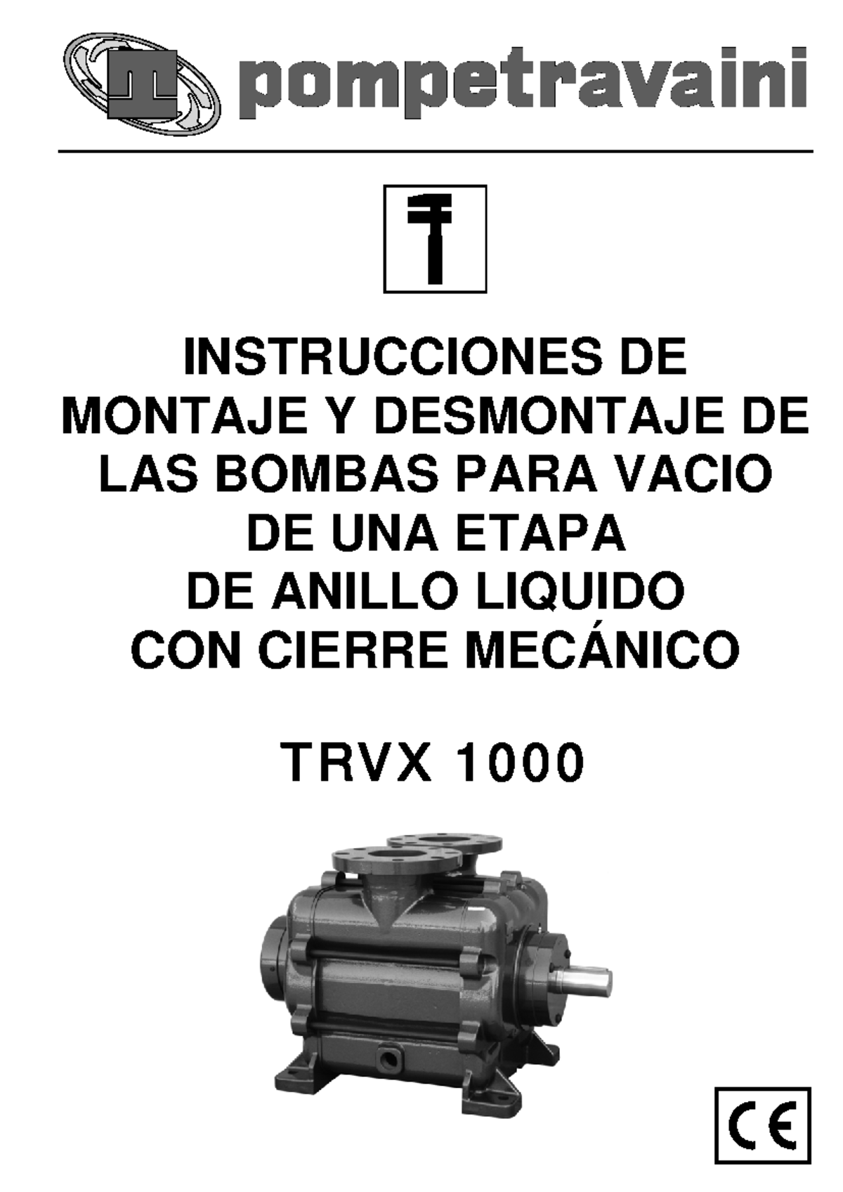 B8 Desmontaje TRVX 1000 - INSTRUCCIONES DE MONTAJE Y DESMONTAJE DE LAS ...