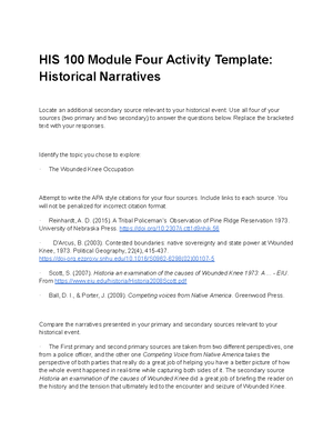 5-2 Activity Historical Interpretations of Past and Present - HIS 100 ...