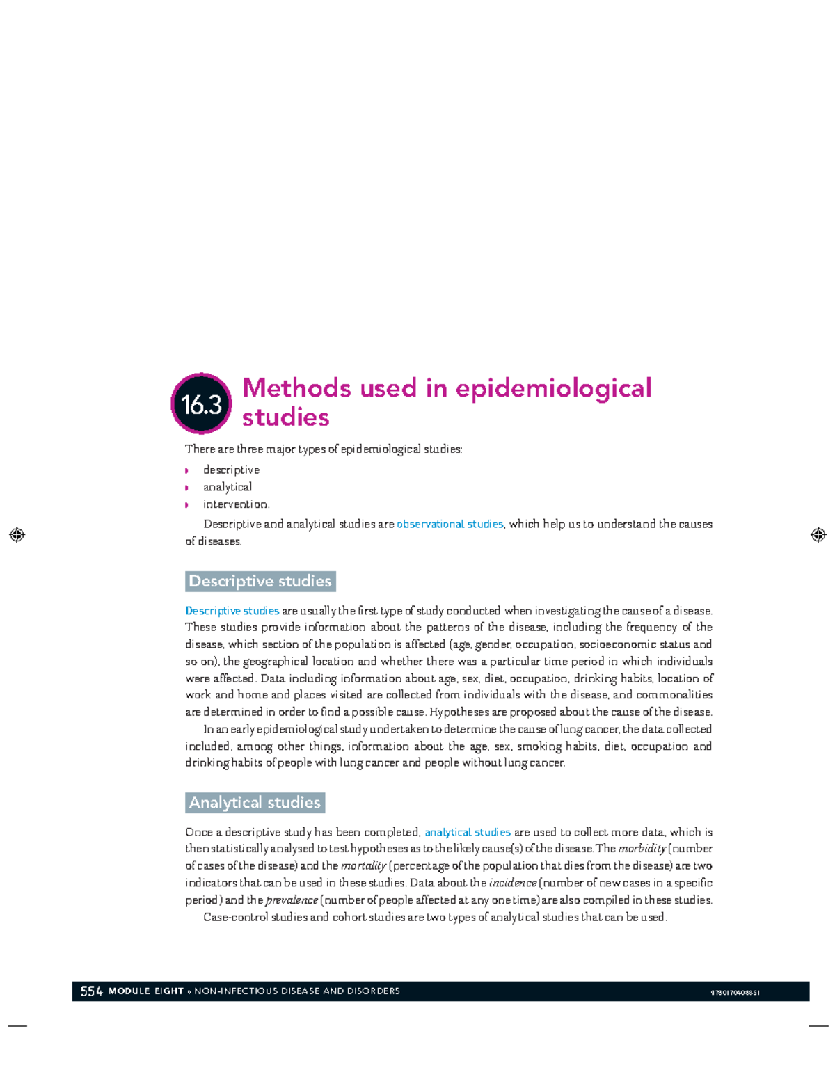 Evaluate Epidemiological Studies - ####### 554 MODULE EIGHT » NON ...