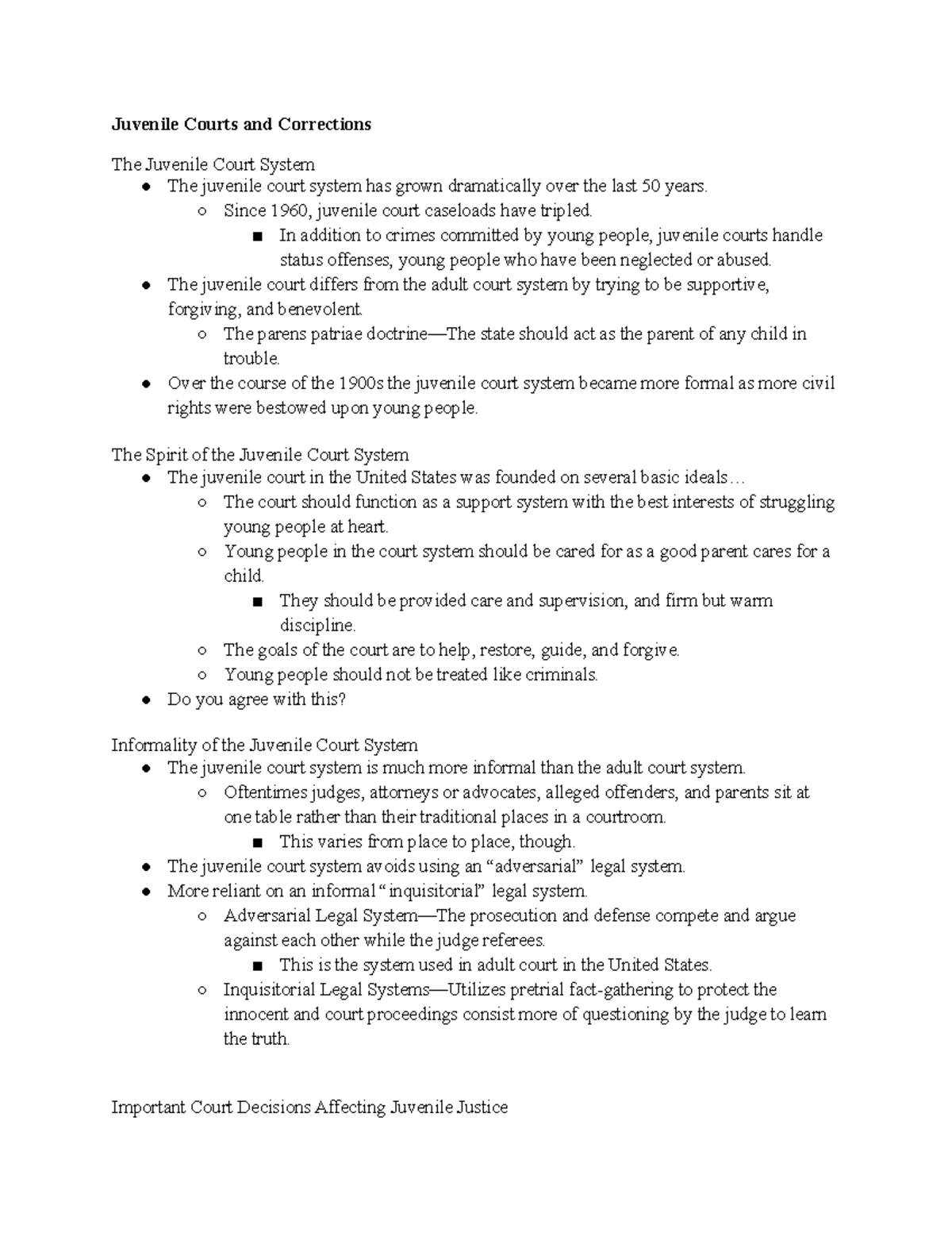 Juvenile Courts and Corrections - Since 1960, juvenile court caseloads ...
