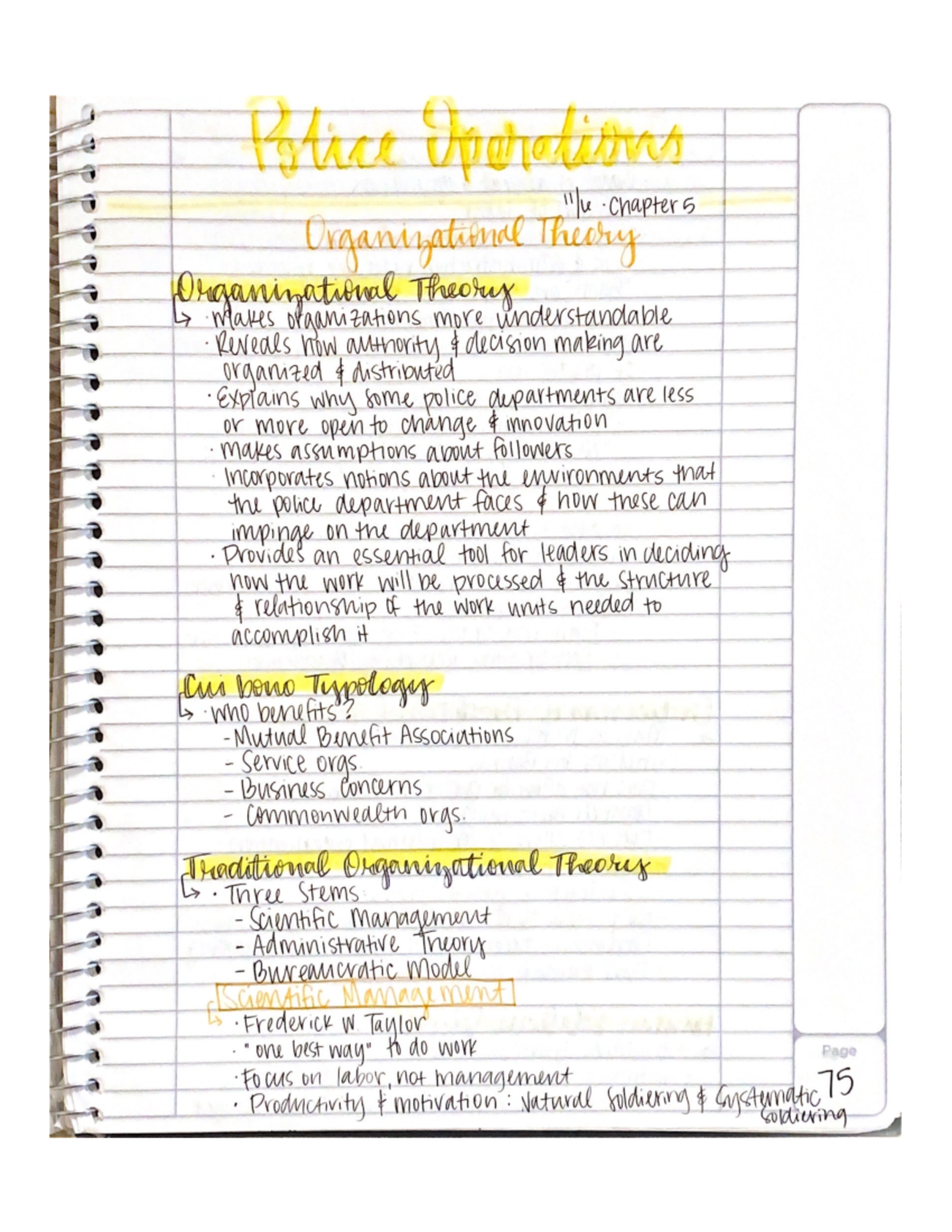 CJ 320 - Police Operations and Procedures: Chapter 5 - CJ 320 - Studocu