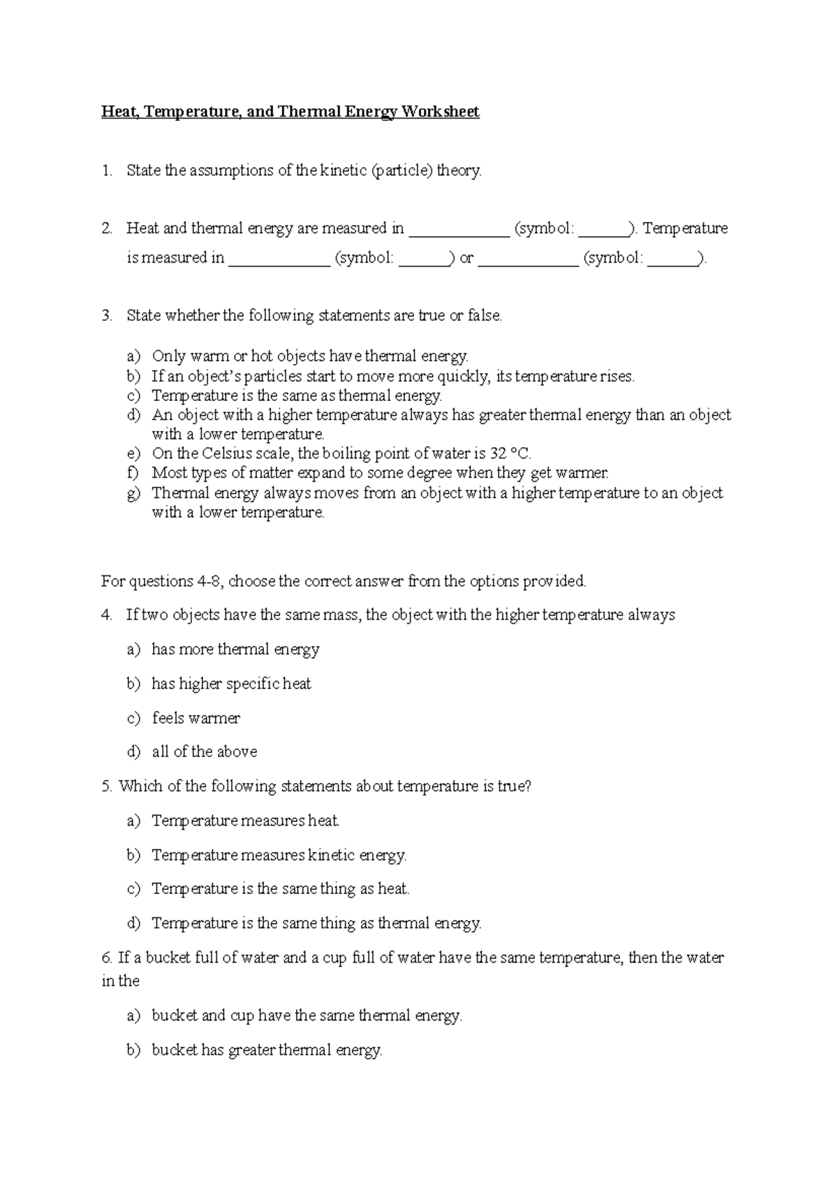 01.01a+Heat,+Temperature,+and+Thermal+Energy - Heat, Temperature, and ...