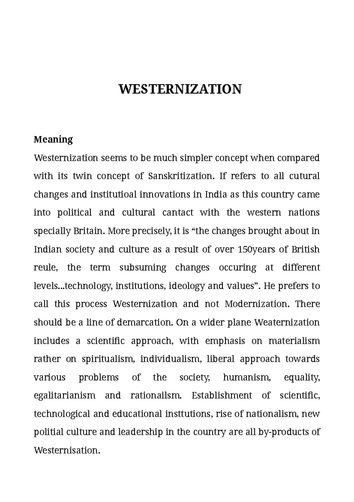 The Westernization - WESTERNIZATION Meaning Westernization seems to be much simpler concept when ...
