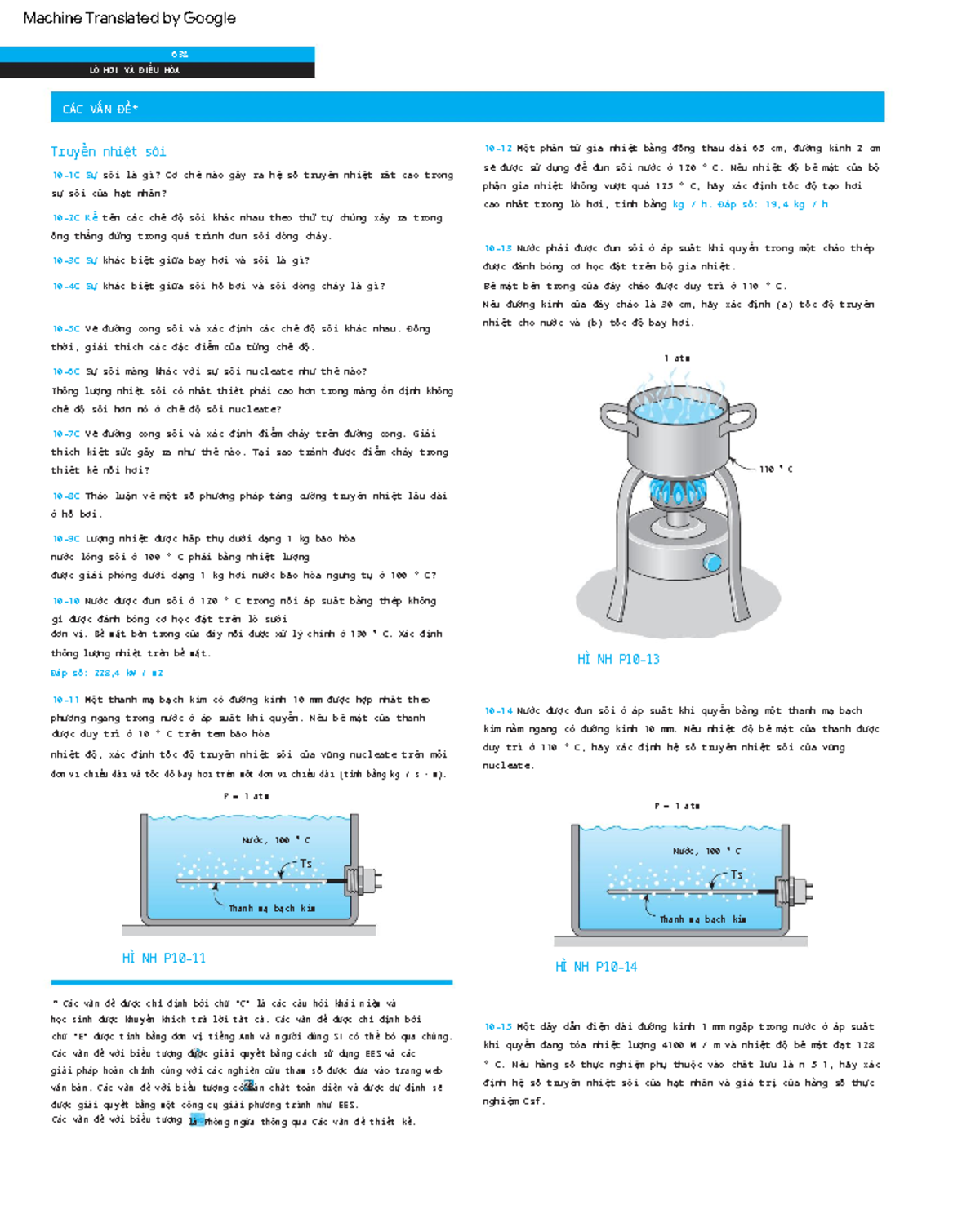 Dịch Chapter 10 - Boiling and Condensation 2 - CÁC V¾N Þ* HÌ NH P HÌ NH P Truyßn nhißt sôi HÌ NH ...