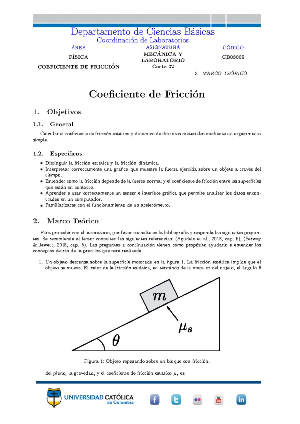 Guia Friccion - shhsh - Coordinaci ́on de Laboratorios AREA ́ ...
