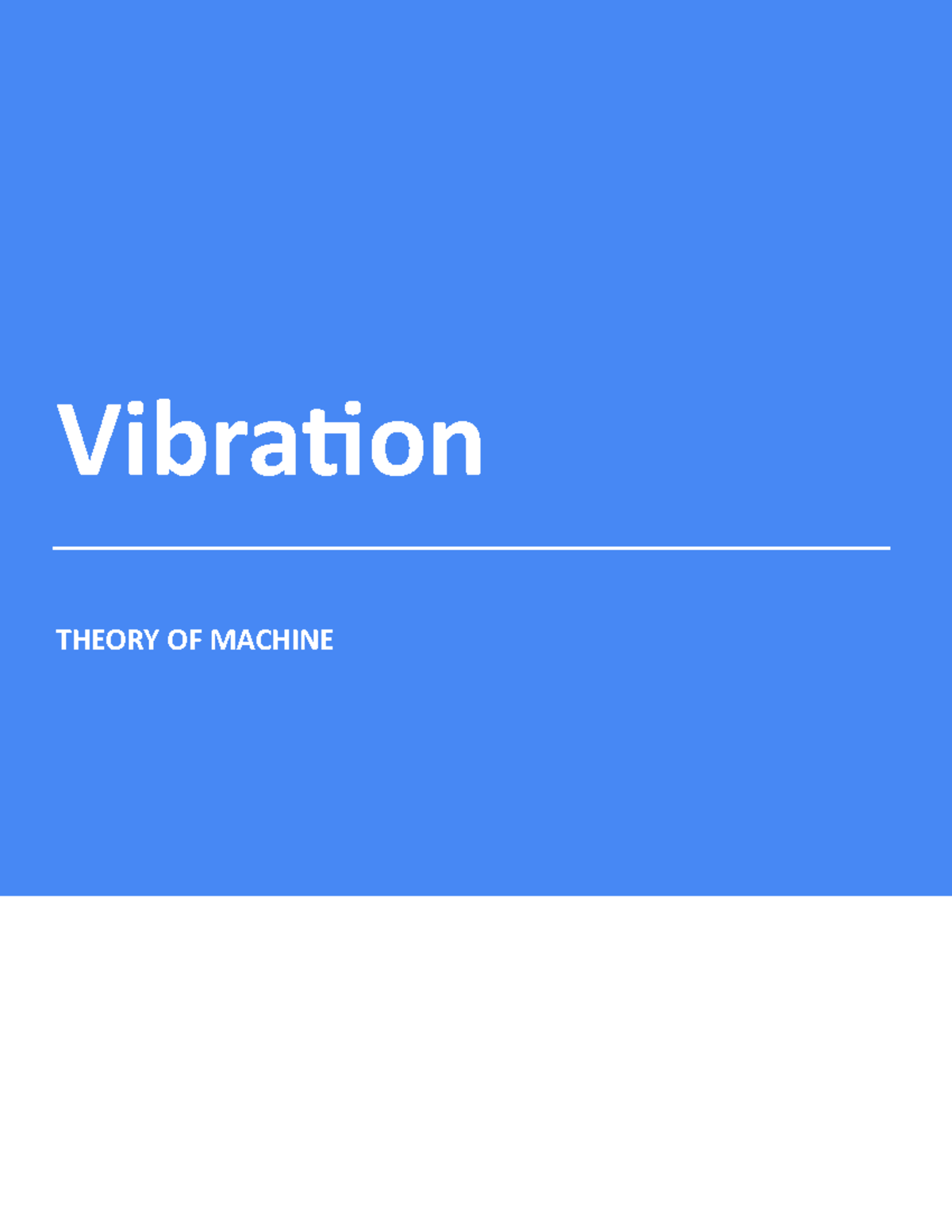 Vibration - Study Notes - ####### Copyright © 2014-2021 Testbook Edu ...