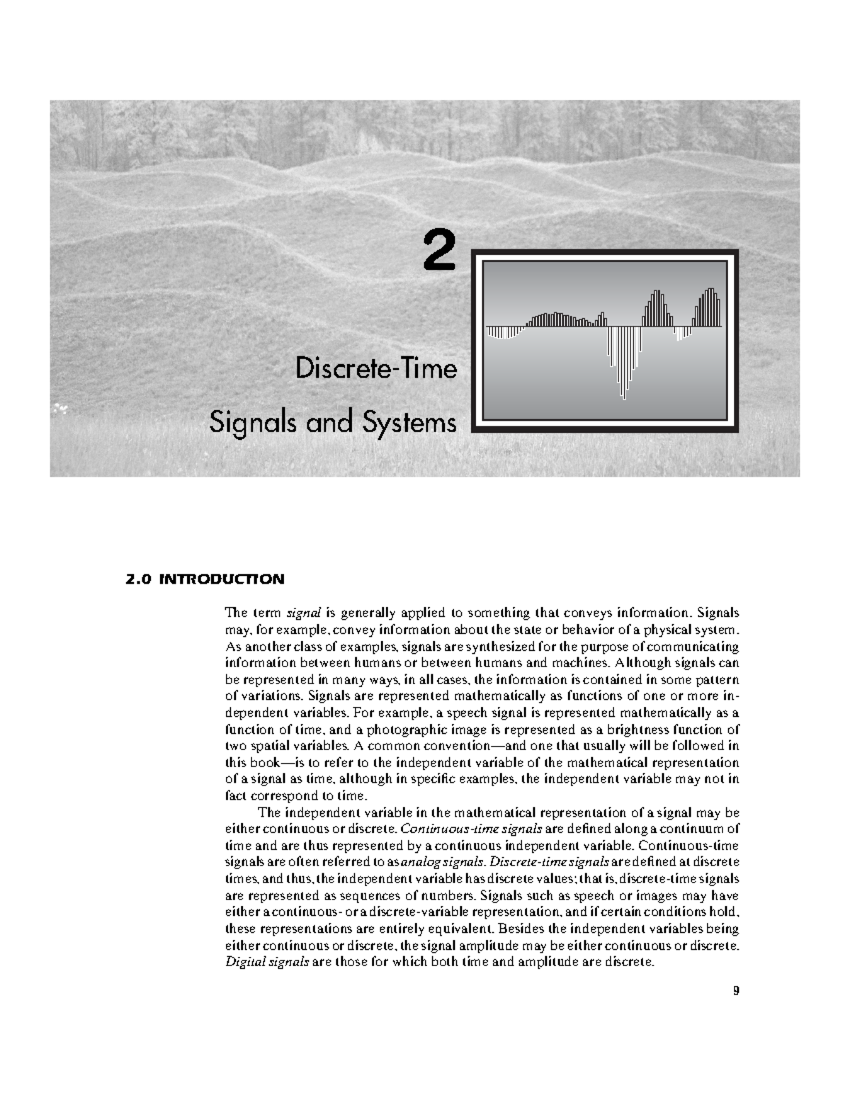 Week 3 - Discrete-Time Signals and Systems Part 1 Book Reference - 2 ...