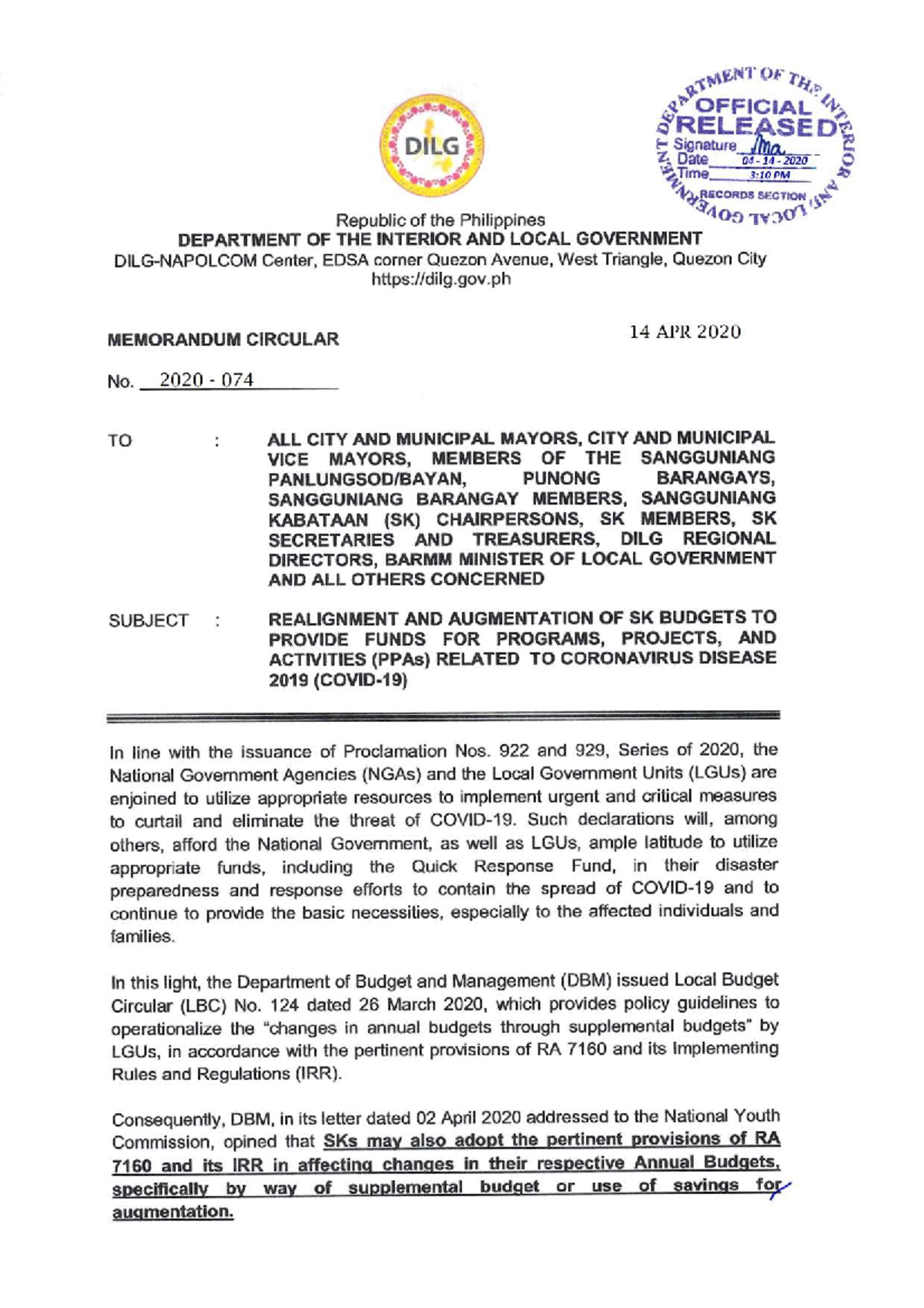 Dilg-memocircular-2020414 a10aee3325 - Warning: TT: undefined function ...