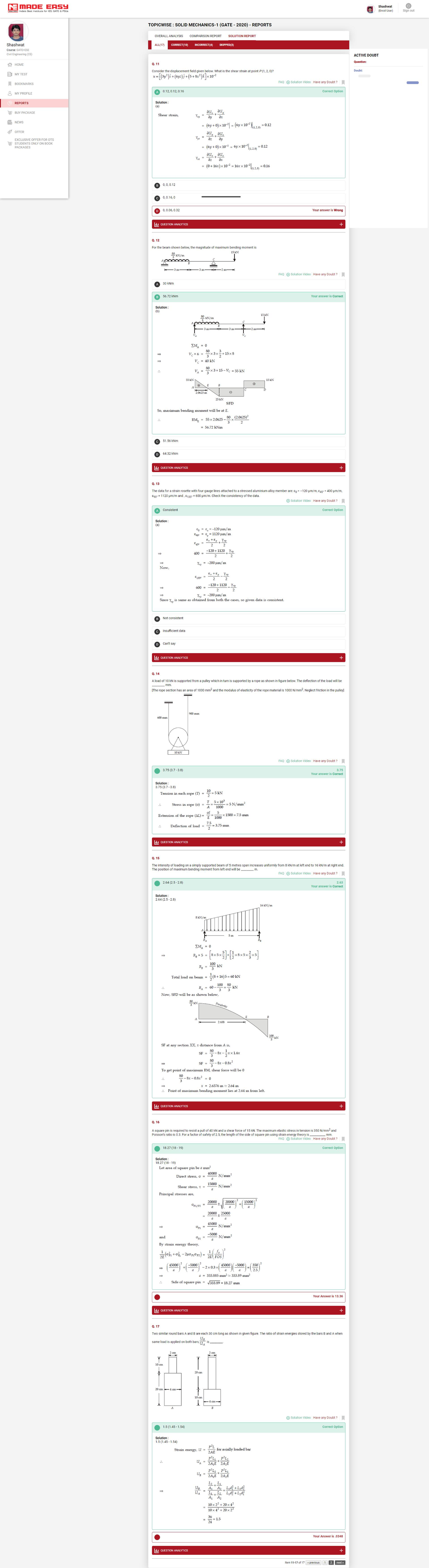 Sample/practice exam - Strength Of Materials - Studocu