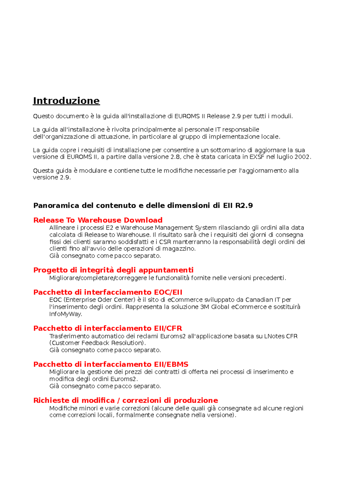 Esercizio 2 Elenchi puntati e numerati IT - Sistemi Informativi ...
