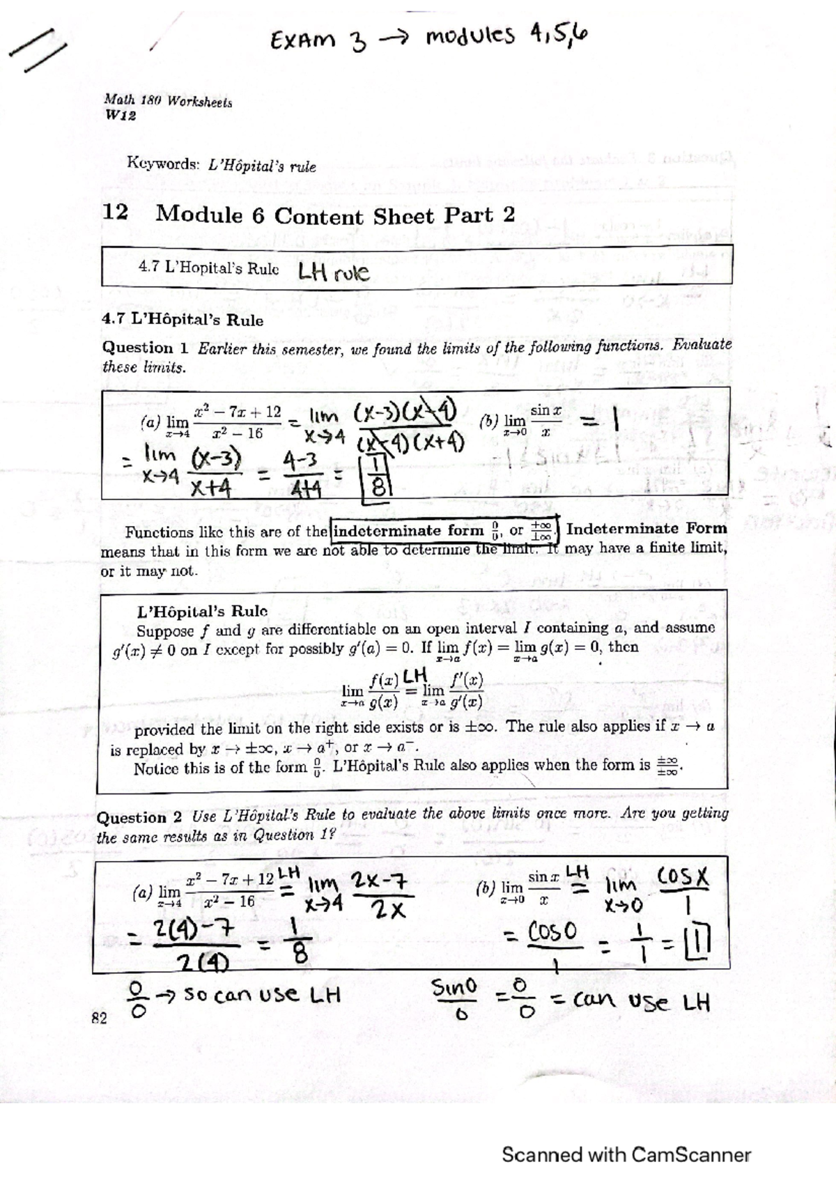 M180 M6P2WHW11 - Spring 2022 - MATH 180 - Studocu
