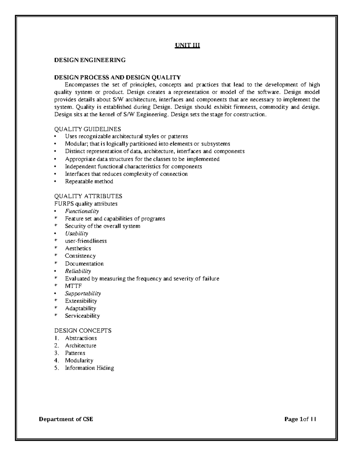 CS502PC SE UNIT 3 - Software quality engineering m.tech notes - UNIT ...