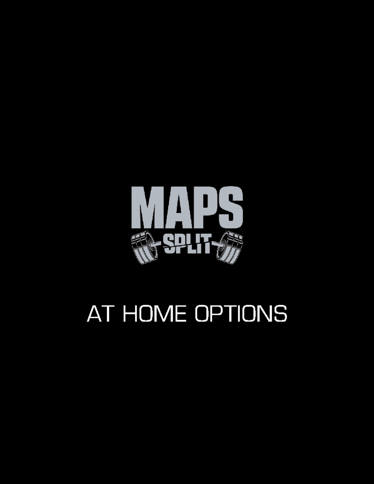 MAPS Split Blueprints Home Mods 2 Phase I - AT HOME OPTIONS MAPS SPLIT ...