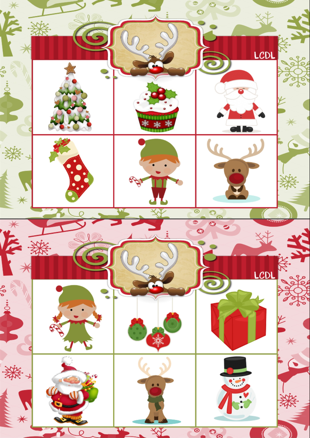 LCDL - loto memory Noel - Actividades faciles para vocabulario - Lengua ...