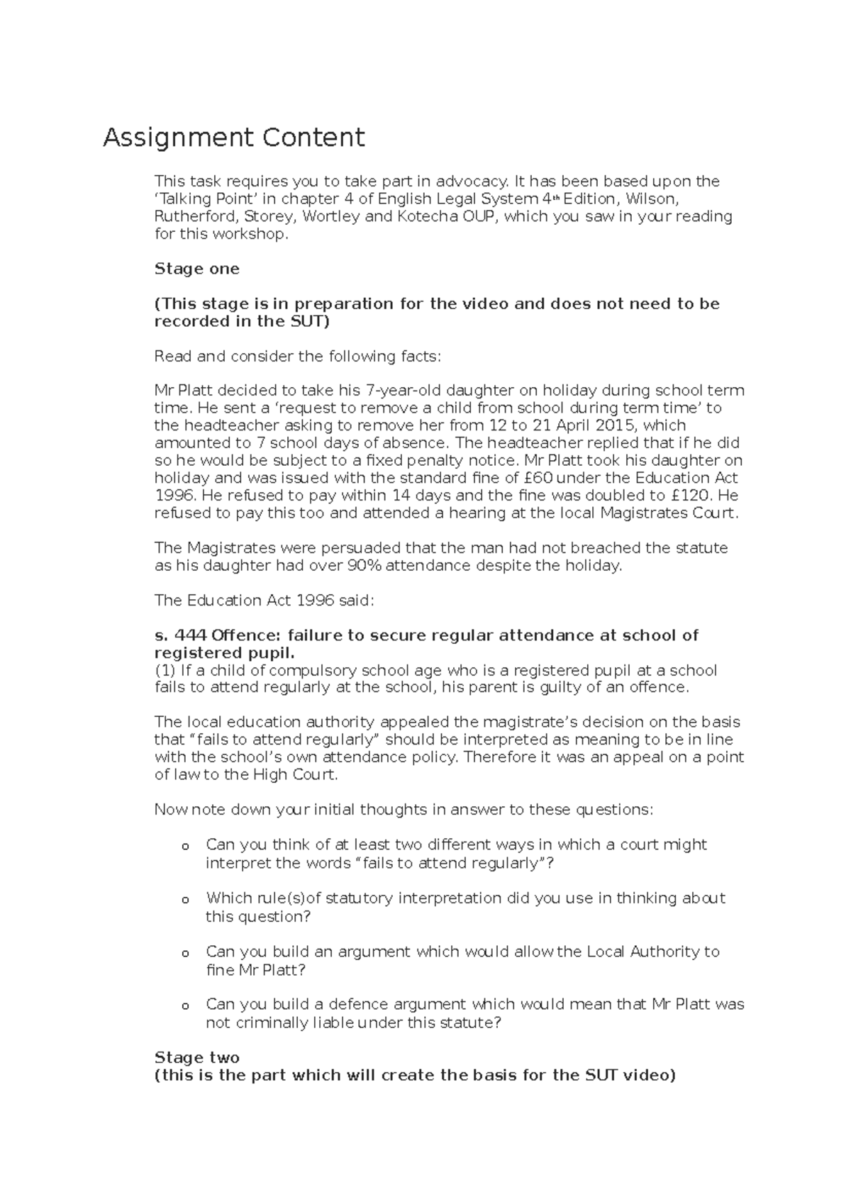 Assignment Content - yolo - Assignment Content This task requires you ...