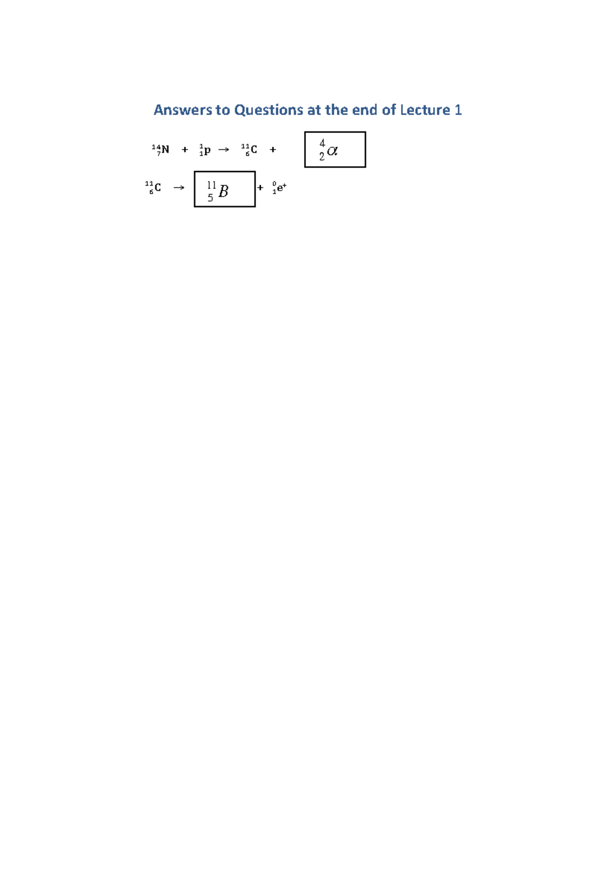 Answers to END OF Lecture Questions (WEEK ONE TO FIVE) - - Studocu