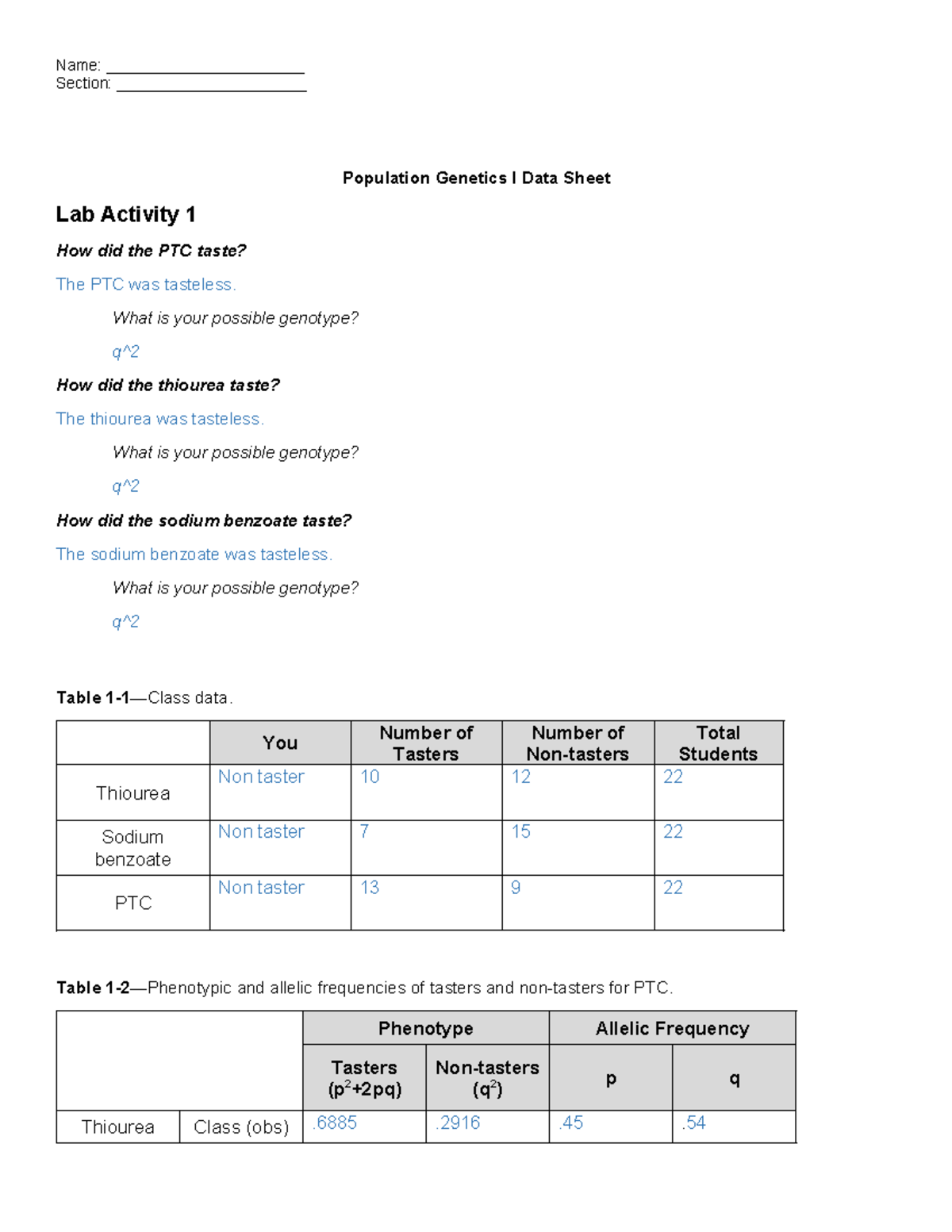 Pop Gen I Protocoland Datasheet - Section ...