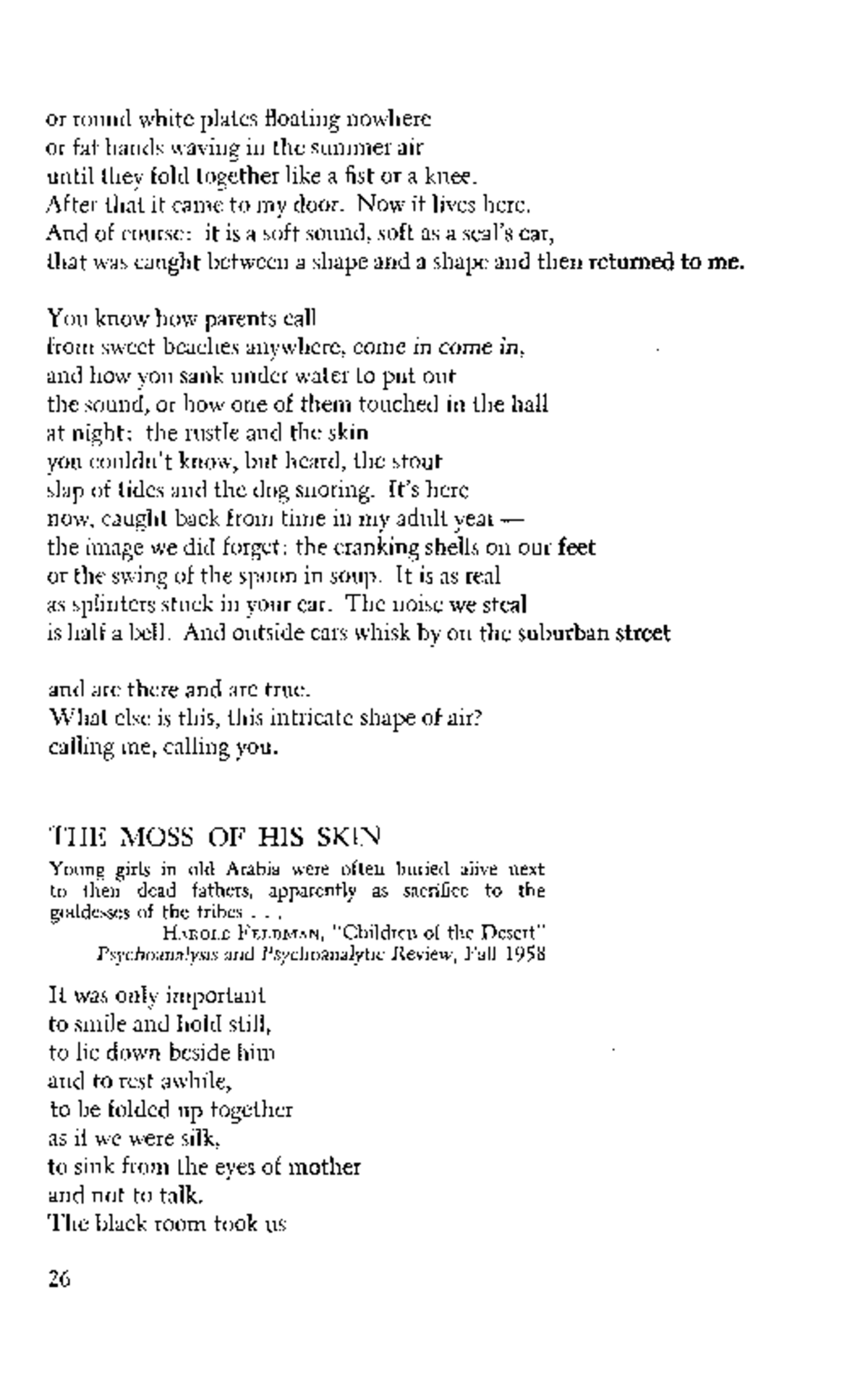 Anne Sexton - The Complete Poems 54 - or round white plates floating ...