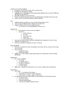 GEOL 1005 Final Study Guide - Chapter 1: “Living With Earth” 1 ...