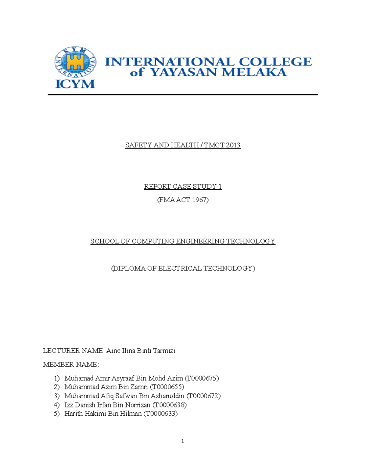 Chernobyl Disaster Case Study - SAFETY AND HEALTH / TMGT 2013 REPORT ...