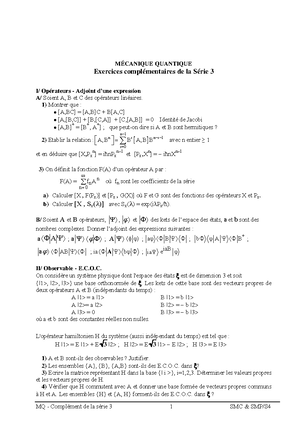 Exercice 1 corrigé de la mécanique quantique - UNIVERSITE CADI AYYAD ...
