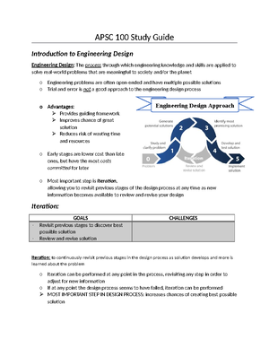 100 Practice Final Solutions 1 - APSC 100 Sample Final Exam ‐ Solutions ...