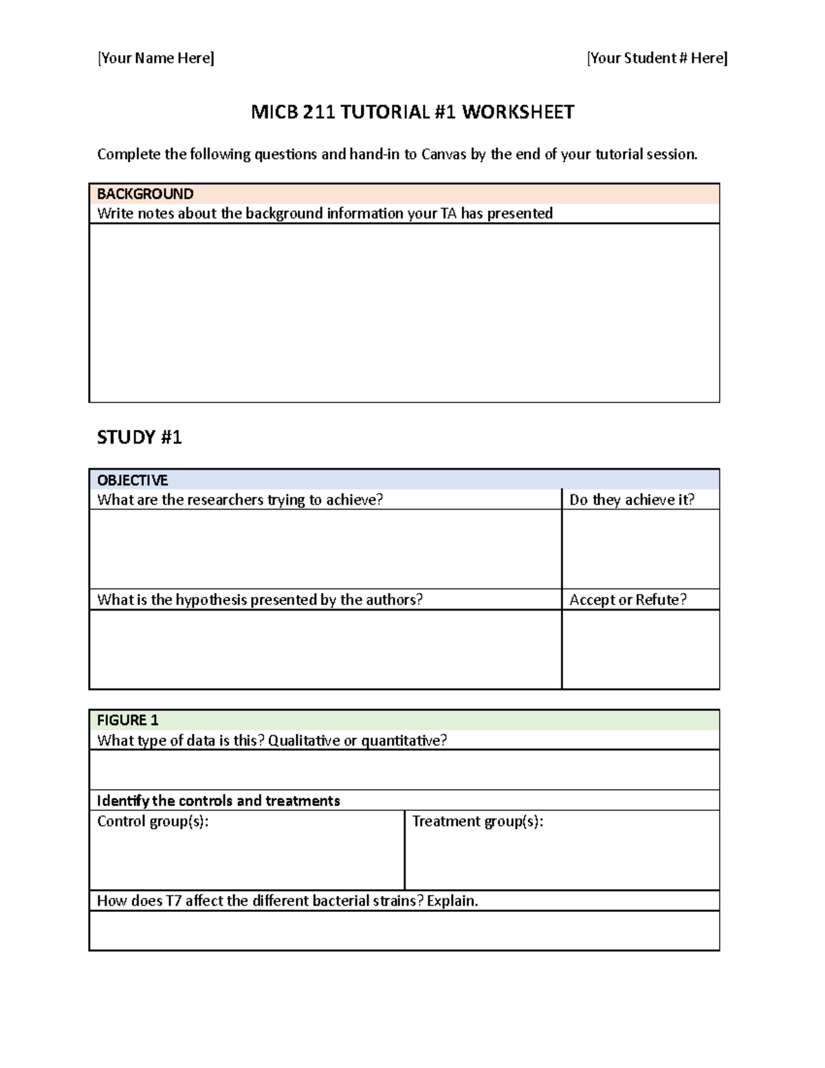 MICB211 Tutorial 1 Worksheet - [Your Name Here] [Your Student # Here ...