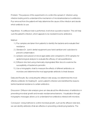 Sci250 v5 wk1 the aseptic technique lab report - SCI/250 v Aseptic ...