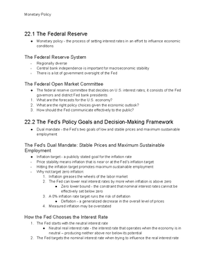 Macroeconomics Final EXAM - MACROECONOMICS FINAL EXAM Course Outline ...