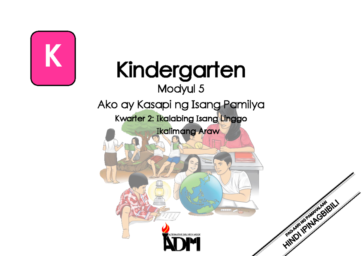A.-5 - Self Learning Modules - Kindergarten Modyul 5 Ako ay Kasapi ng ...
