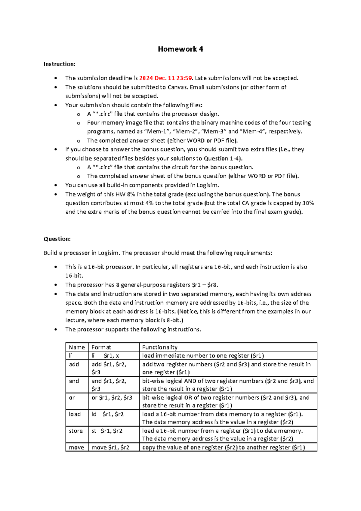 HW-4-question - coursework - Homework 4 Instruction: - The submission ...