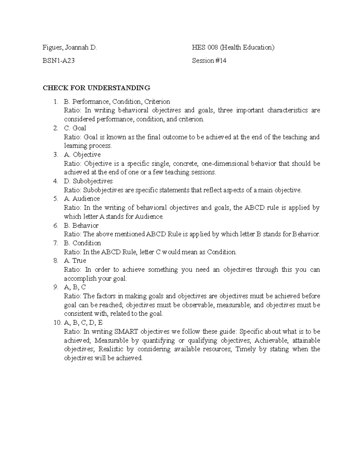 Session 14 - HES 008 - Figues, Joannah D. HES 008 (Health Education ...