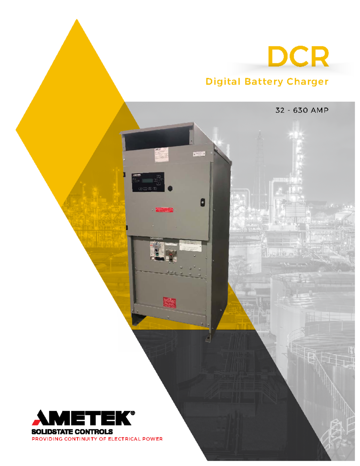 3.3.1. Manuales y Fichas Técnicas de Equipos Rectificador Ametek DCR ...