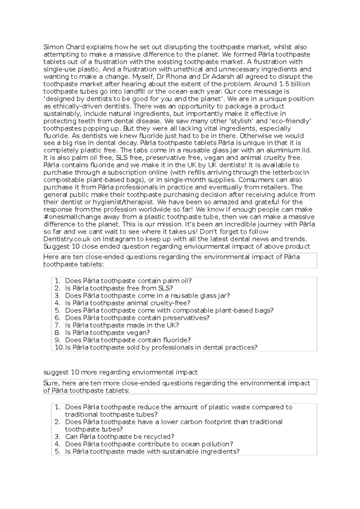 Sample scope - Notes - Simon Chard explains how he set out disrupting ...