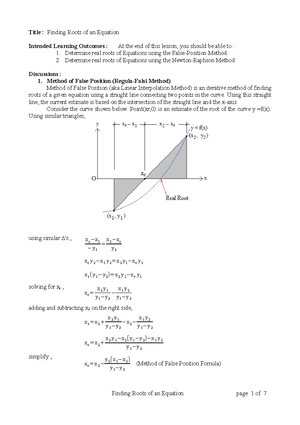 Graph paper fifth inch - numerical solutions to CE problems - HEAT AND ...