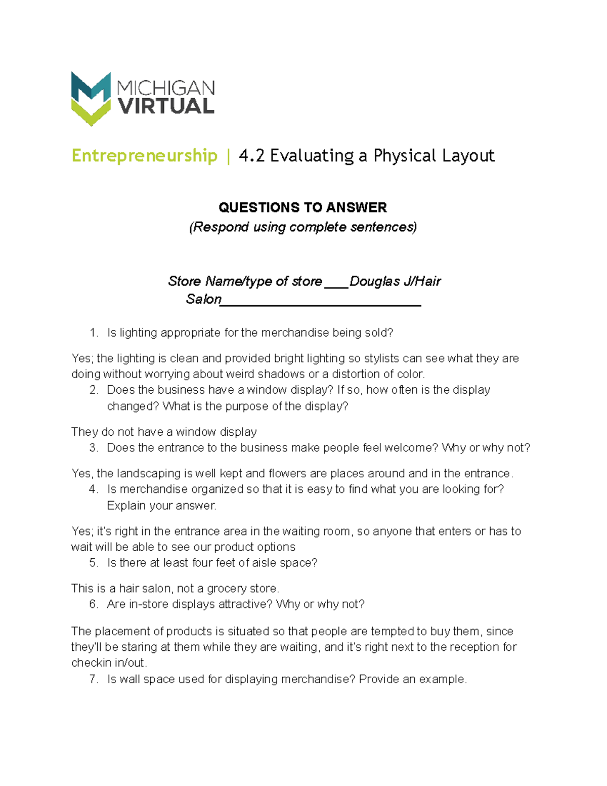 4.2 Evaluating a Physical Layout - Entrepreneurship | 4 Evaluating a ...