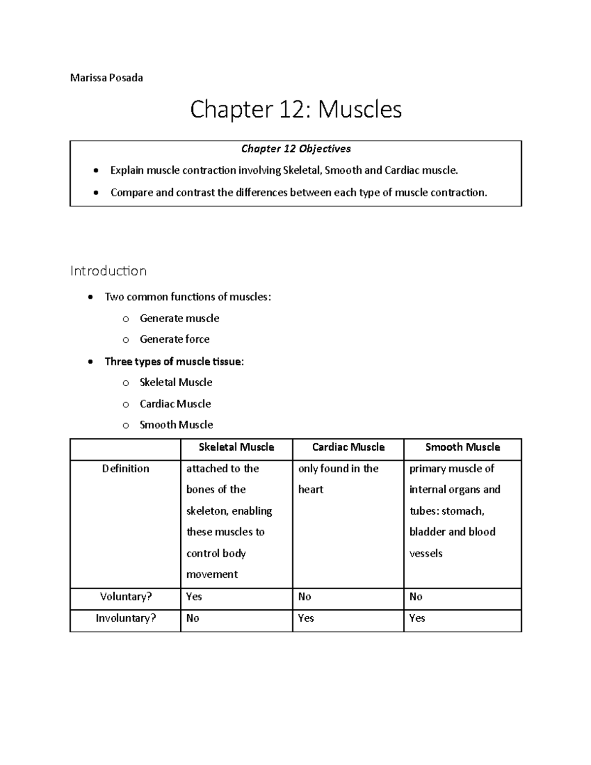 Chapter 12 notes - this is for pearson - Marissa Posada Chapter 12 ...