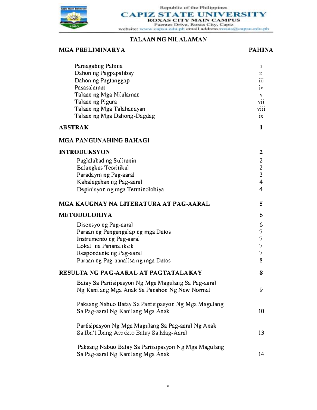 4 - a research proposal for the subject of filipino - v TALAAN NG ...