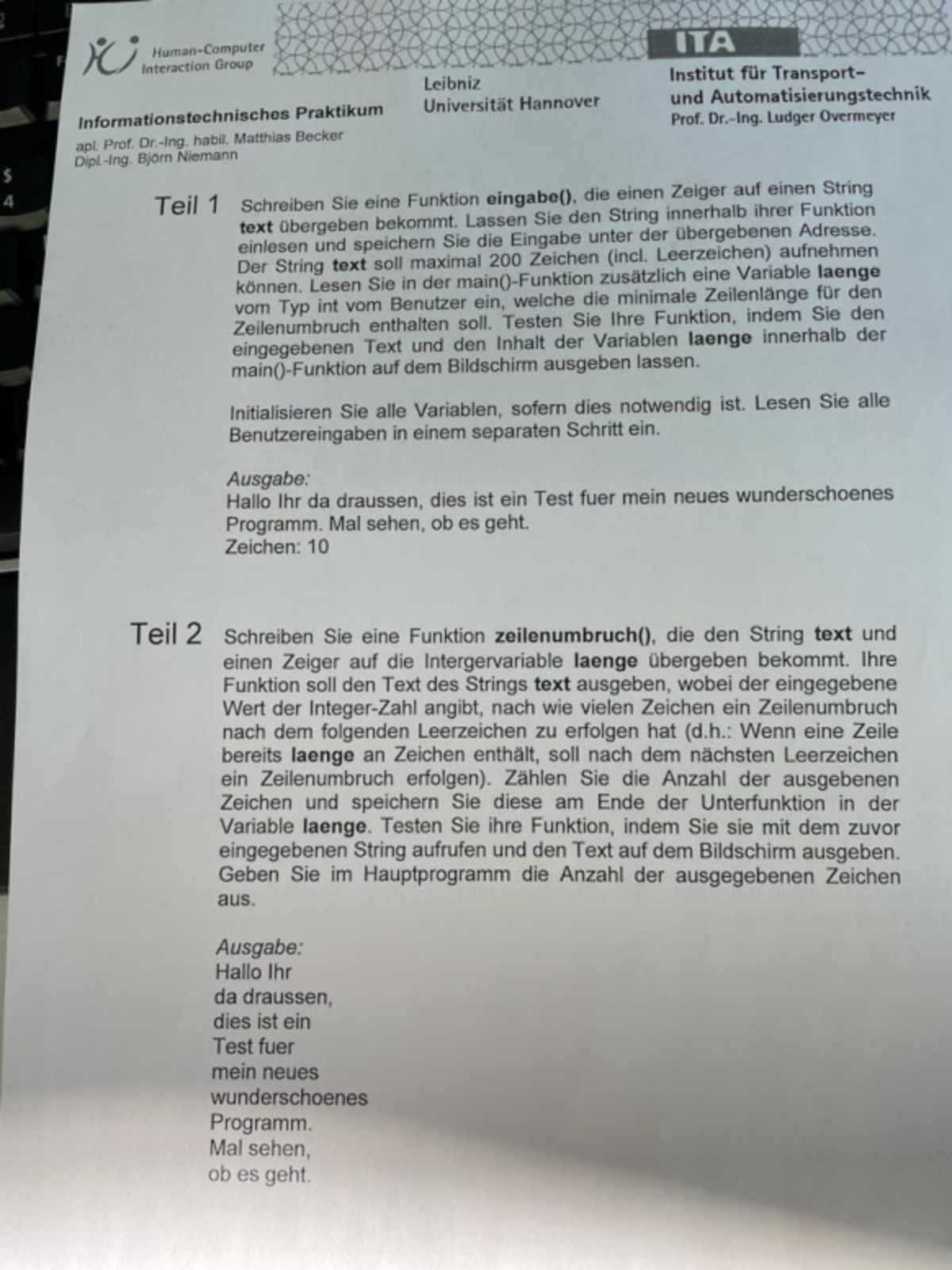 ITP Codes Testat 1 - 1 #include 2 #include 3 4 void eingabe(char* text ...