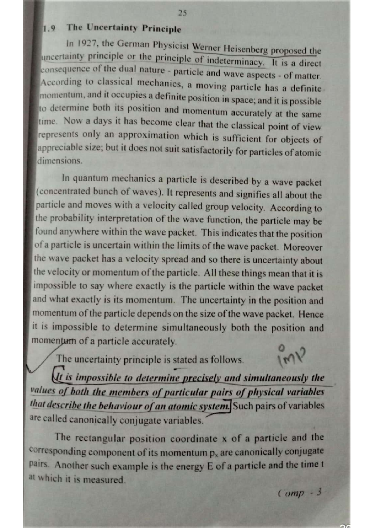 The Uncertainty Principle and Applications - Complementary Physics - Studocu