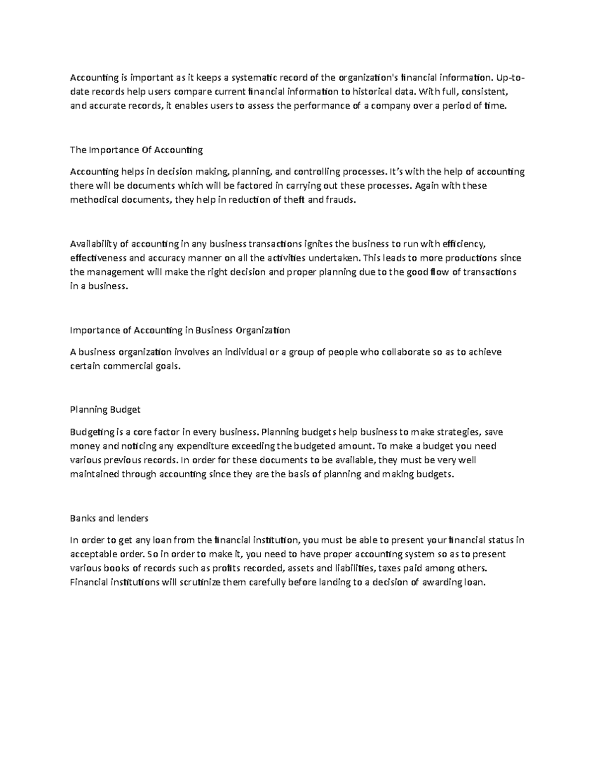 Accounting Basic - Accounting is important as it keeps a systematic ...