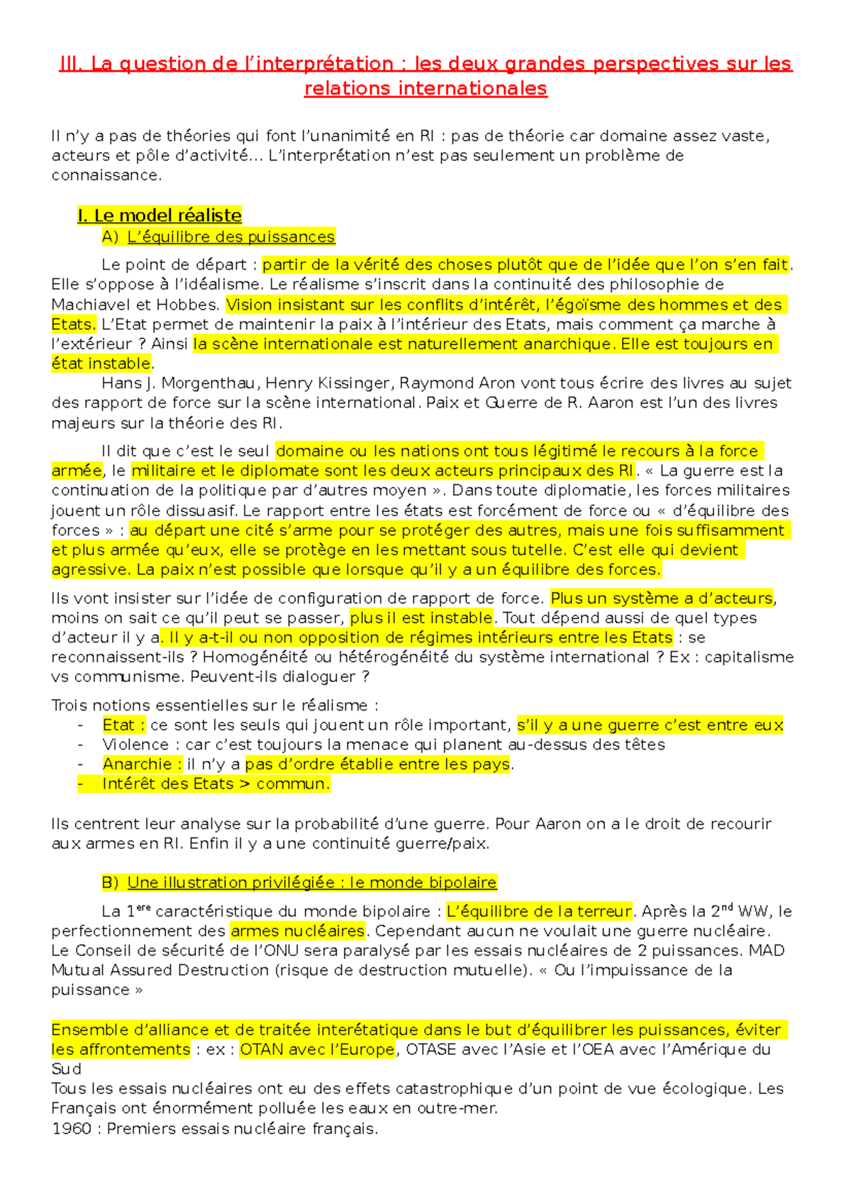 (RI) III. La question de l’interprétation, les deux grandes ...
