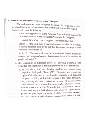 History Of multigrade Classes - Intoduction to Multigrade Teaching ...