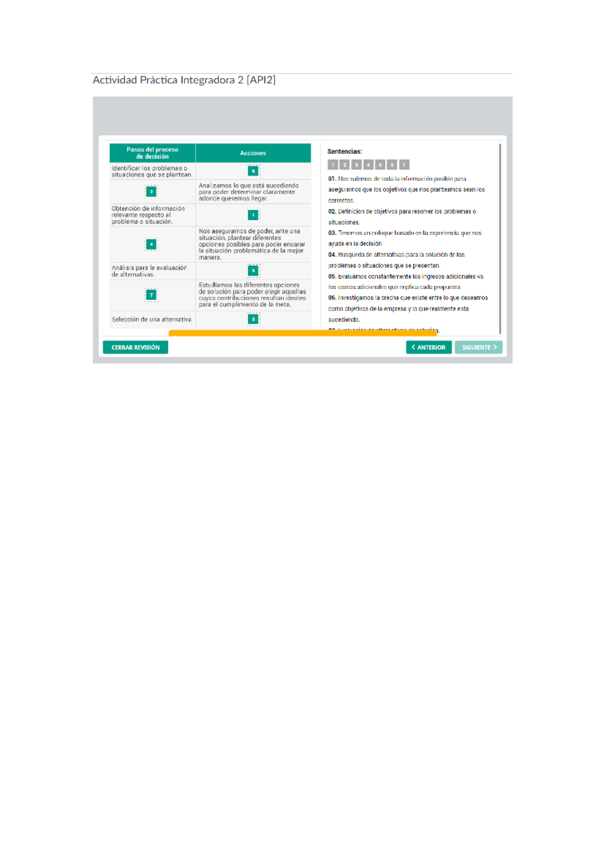 Sistemas de Información API N°2 100% Siglo 21 - Studocu