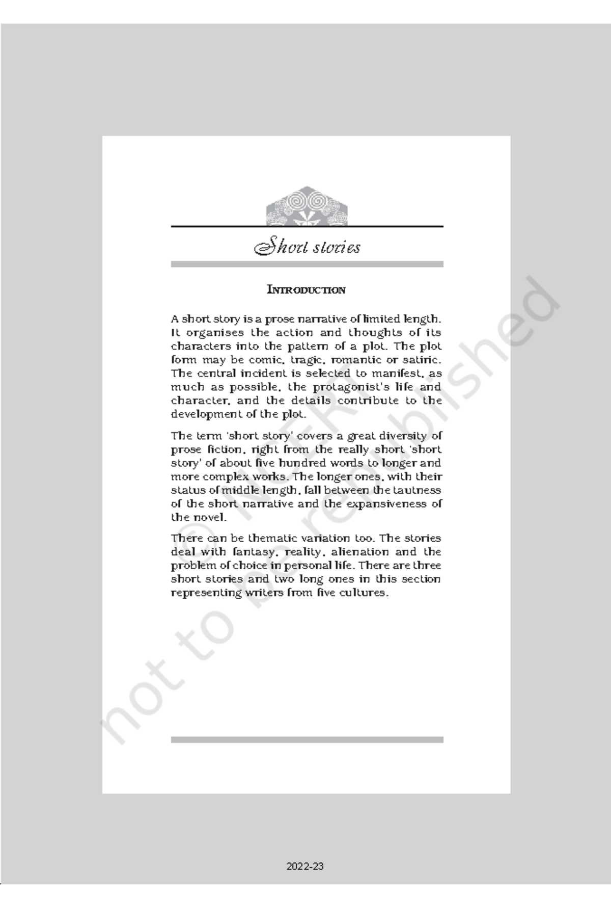 Lekl101 - chapter summary - 1 /I SELL MY DREAMS Short stories ...