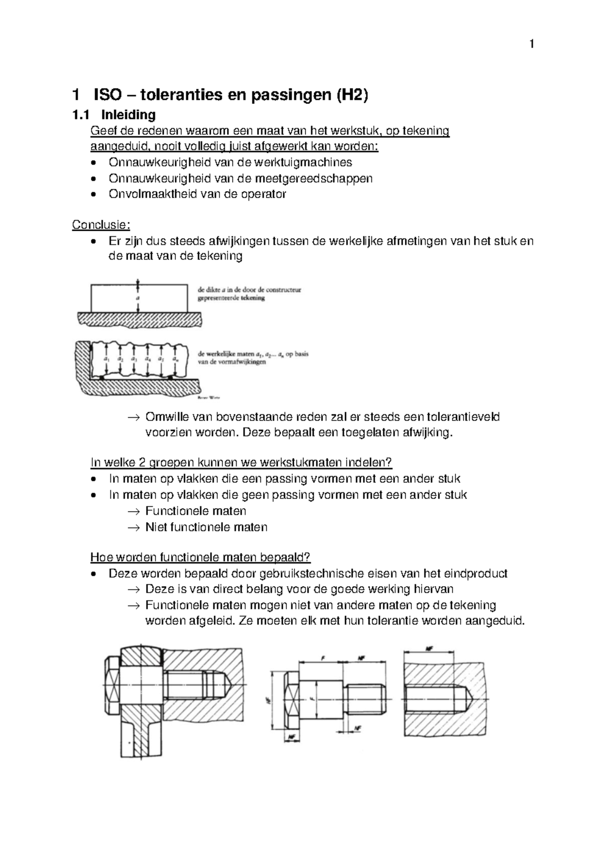 Hoofdstuk 2 ISO Toleranties en passingen - 1 ISO – toleranties en ...