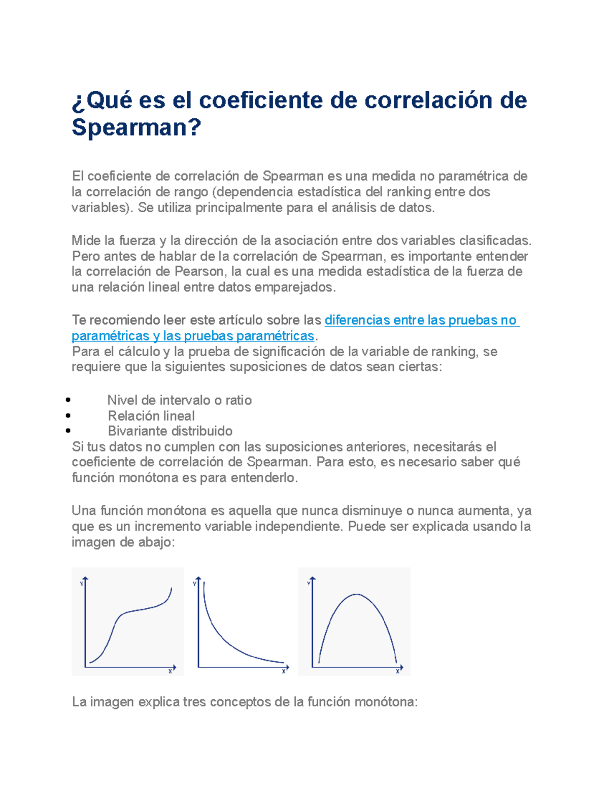 Qué es el coeficiente de correlación de Spearman - ¿Qué es el ...