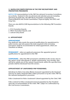 Functional Relationship of the PNP and the NAPOLCOM - WEEK 6 – CONCEPT ...